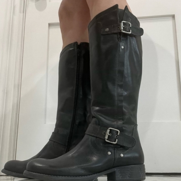 Eric Michael | Shoes | Eric Michaels Montana Tall Leather Boot ...